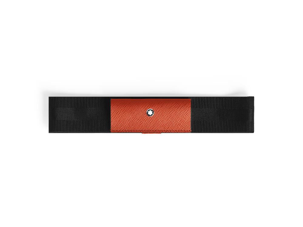 Montblanc Etui, Leder, Weich, verstellbares Band, Orange, 221438 ...